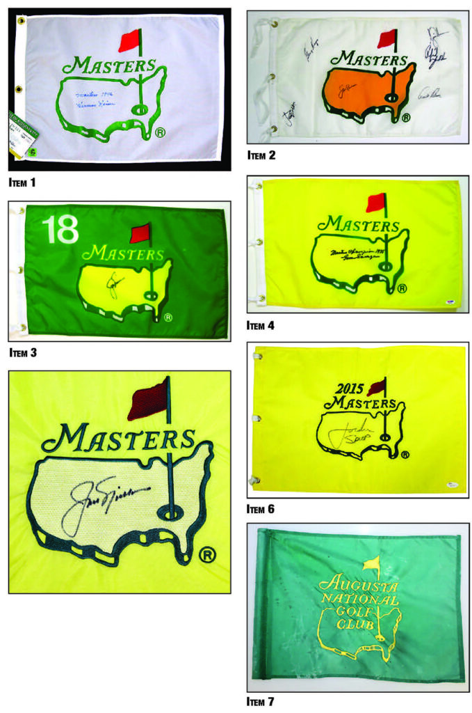 Auction Report – Masters Flags - Golf Heritage Society